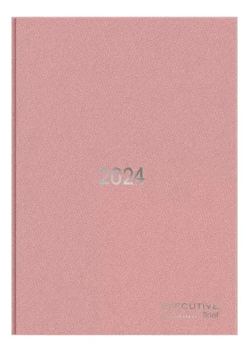 Agenda Diária Costurada Brief Executive Rosa 2024 176 Folhas Liso ... Agenda Diária Costurada Brief Executive Rosa 2024 176 Folhas Liso ...