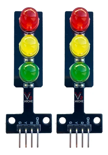 2x Módulo Led 8mm Tipo Semáforo Para Arduino 5v Modelo Mercadolivre