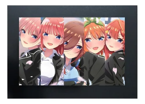 Cuadro De Las Quintillizas Nakano Go Toubun No Hanayome 22 Meses