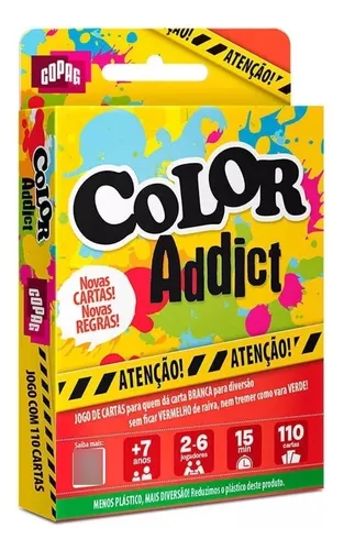 Jogo Carta Color Addict Kids Criança Diversão Família Copag ...