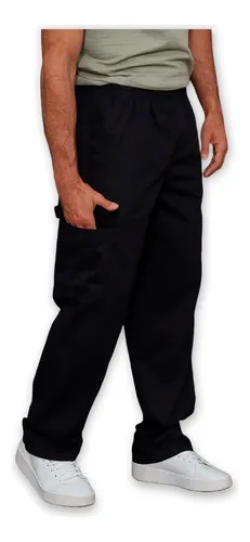 Calça Cargo Sarja Folgada Skatista Larga Balão Bolso Unisex Mercadolivre