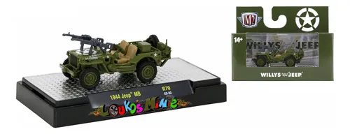 M2 Machines 1944 Jeep Mb Detroit-muscle Willys Jeep R70 | Frete grátis