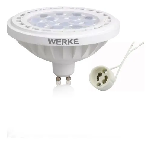 Lampara 12w Dicroica Led Ar111 Zocalo Gu10 220v Werke Color De La Luz