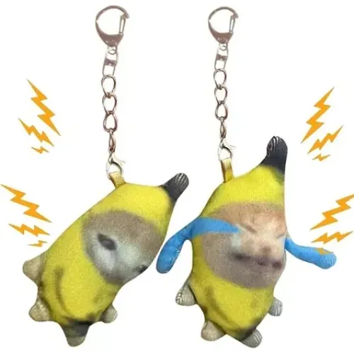 Chaveiro De Gato Chorando, Gato Banana Chorando Com Som | Parcelamento ... Chaveiro De Gato Chorando, Gato Banana Chorando Com Som | Parcelamento ...