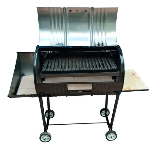 Chulengo Super Reforzado Con Carbonera Emparrillado Enlozado Negro ...