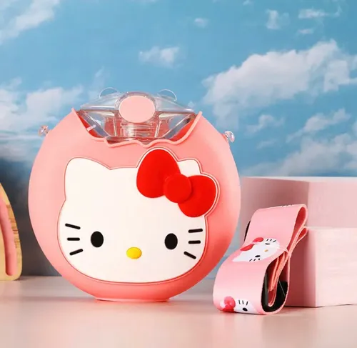 Cantimplora Termo Hello Kitty Con Correa Y Popote Forma Dona | Envío gratis Cantimplora Termo Hello Kitty Con Correa Y Popote Forma Dona | Envío gratis