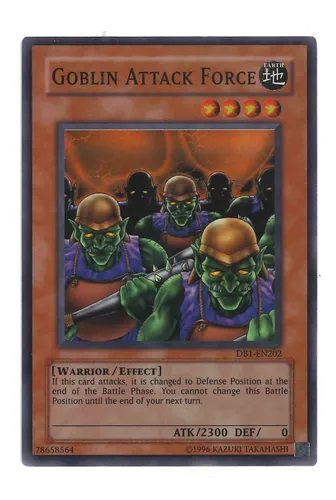 Yugioh Goblin Attack Force Super Rare Db1-en202 | MercadoLibre