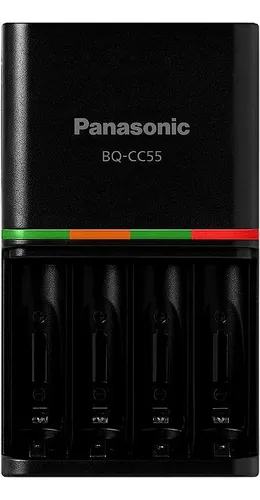 Cargador De Pilas Rapido Panasonic Eneloop Pro Bq Cc55