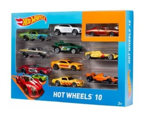 Hot Wheels Pack 10 Carritos Modelos Variados Envío Gratis
