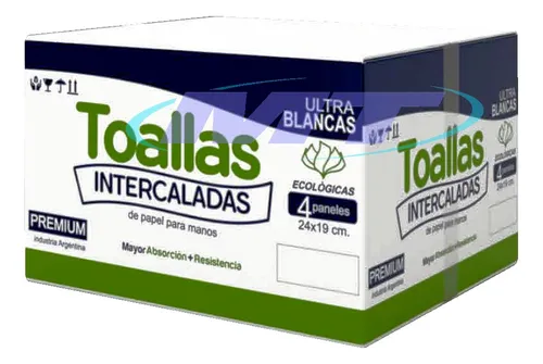 Toallas Blancas Intercaladas Hoja Simple New Pel | MercadoLibre