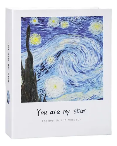 Álbum De Fotografias Polaroid Instax Mini Capa Dura Van Gogh | MercadoLivre