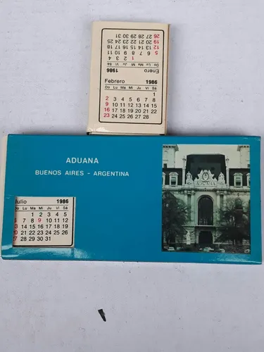 Caja Con 3 Cajitas Calendario 1986. en venta en Capital Federal Capital ... Caja Con 3 Cajitas Calendario 1986. en venta en Capital Federal Capital ...