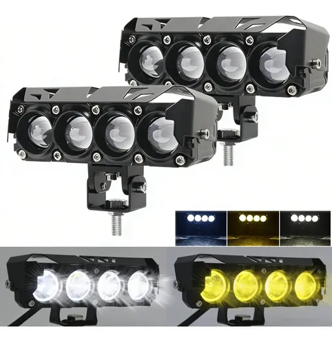 Par Luces Led Auxiliares Faros Niebla Lupa Para Auto Moto | MercadoLibre