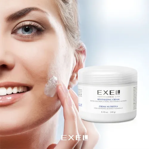 Crema Nutritiva C/colágeno, Elastina Y Vit. E Exel X 240 Gr. en venta ... Crema Nutritiva C/colágeno, Elastina Y Vit. E Exel X 240 Gr. en venta ...