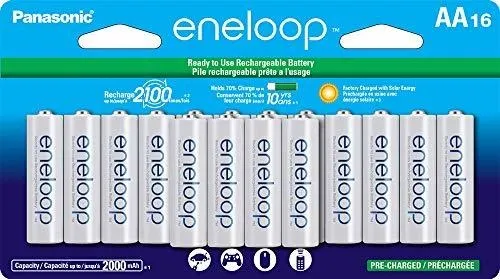 Panasonic Eneloop Aa Pilas Recargables Precargadas De Ni Mh Envío Gratis