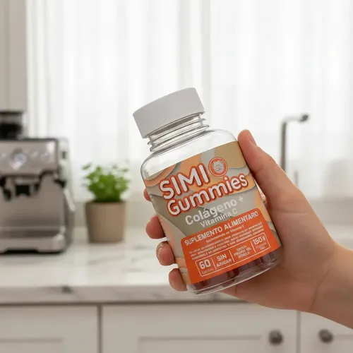 Simi Gummies Colágeno + Multivitaminico 60 Gomitas Frutos Del Bosque ...