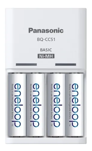 Panasonic Eneloop Cargador Inteligente 4 Pilas Aa 2000mah Mercadolibre