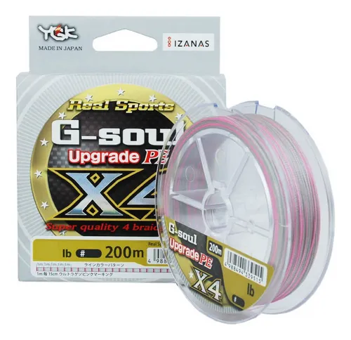 Linha Multifilamento Ygk G-soul Upgrade Pe X4 12lb 0.13mm - 200m | Parcelamento sem juros