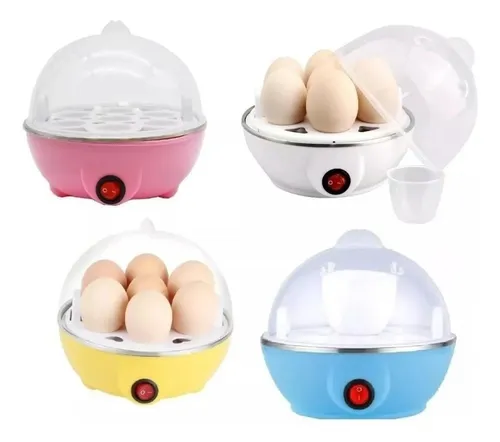 Máquina para cocinar huevos al vapor, 7 huevos a la vez, color rosa ... Máquina para cocinar huevos al vapor, 7 huevos a la vez, color rosa ...