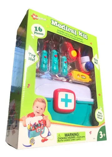 Juguete Medical Kit Medico Lionels Maleta Grande Sonido Luz Mercadolibre
