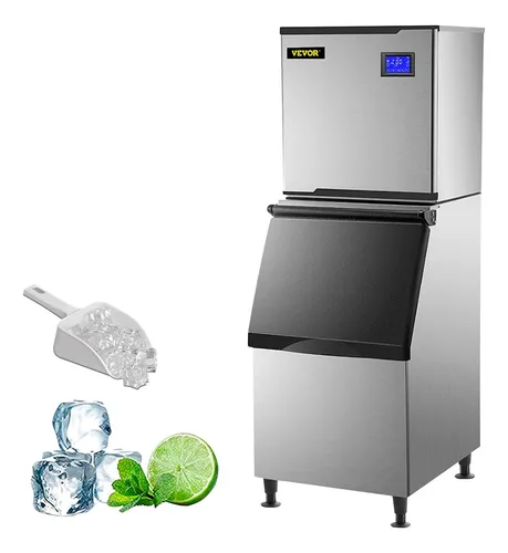 Maquina Comercial Vevor Hielo 200kg Contenedor 113kg Bagc | MercadoLibre