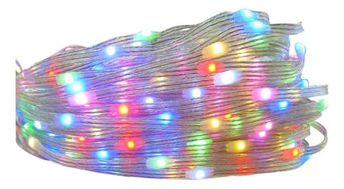 Serie Led Plana Luces Navideñas Luz Multicolor 500 Nano Leds