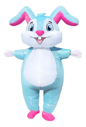 Disfraz Inflable De Conejo Azul Zisuex, Disfraz De Conejito | Envío gratis Disfraz Inflable De Conejo Azul Zisuex, Disfraz De Conejito | Envío gratis