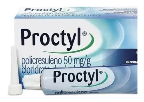 Proctyl Pomada Para Hemorroidas 50mg + 10mg 30g | MercadoLivre