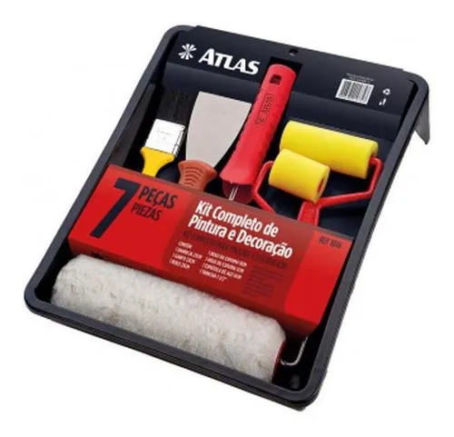 Kit De Pintura 7 Peças 1016 Atlas | MercadoLivre