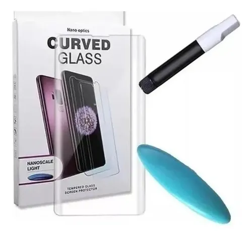 Cristal Templado Samsung Galaxy S20 Plus Adhesivo Uv Curvo Meses Sin