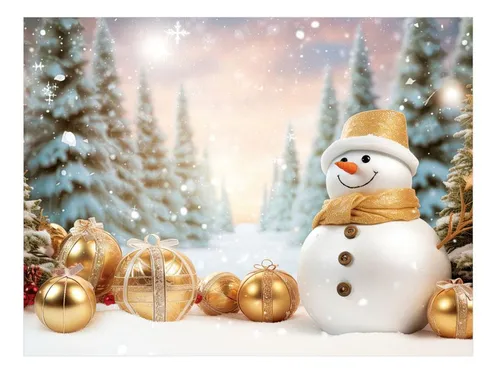 Fondo Fotográfico De Paisajes Navideños Sobre Tela 2 20 M X 1 50 M