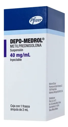 Depo-medrol Suspensión Inyectable 40 Mg/ml, 1 Frasco Ámpula 2 Ml ... Depo-medrol Suspensión Inyectable 40 Mg/ml, 1 Frasco Ámpula 2 Ml ...