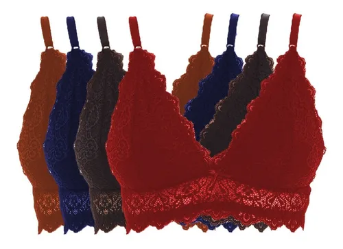 Kit 3 Top Croped Renda Sex Inspiração Carol Bassi Promoção Parcelamento Sem Juros