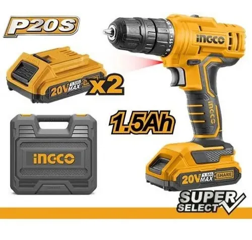 Taladro Atornillador Percutor 20v 10 Mm Ingco | MercadoLibre Taladro Atornillador Percutor 20v 10 Mm Ingco | MercadoLibre