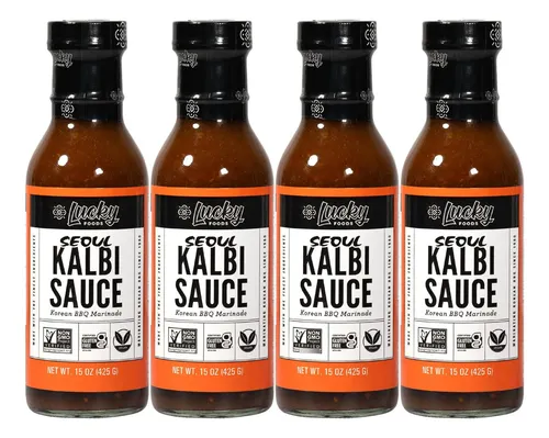 Salsa Kalbi Lucky Foods Paquete 4 Botellas 425 G | Meses sin interés