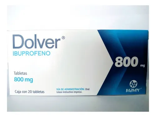 Dolver Tableta 800 Mg, 20 Tabletas | MercadoLibre