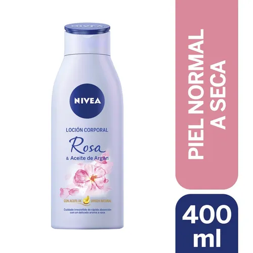 Loción Corporal Nivea Rosa & Aceite De Argán 400ml | Cuotas sin interés Loción Corporal Nivea Rosa & Aceite De Argán 400ml | Cuotas sin interés