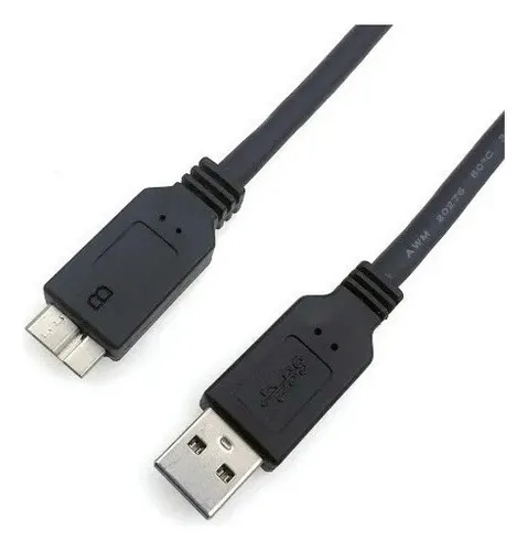 Cable Hd Externo Usb 30 A Micro B 5 Gbps 1 Metro Color Negro