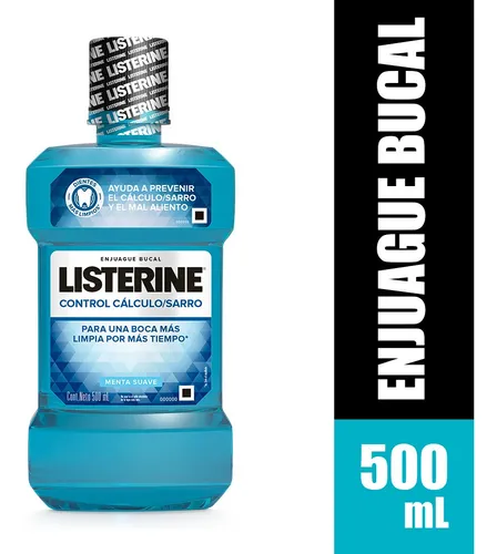 Enjuague Bucal Listerine Control Sarro Menta Suave 500ml | Cuotas sin ... Enjuague Bucal Listerine Control Sarro Menta Suave 500ml | Cuotas sin ...
