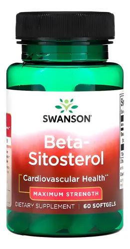 Beta-sitosterol 160mg Swanson 60 Softgels Importado Sem Sabor ...