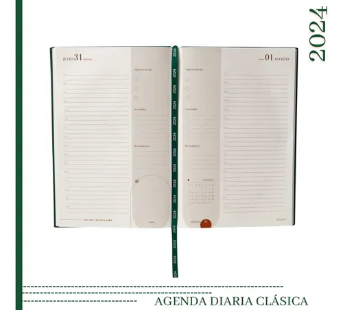 Agenda 2024 Diaria Personalizada Clásica Zegno Grabado Láser en venta ... Agenda 2024 Diaria Personalizada Clásica Zegno Grabado Láser en venta ...
