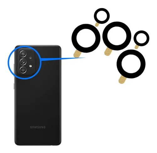 Vidrio Glass Camara Para Samsung A52 Adhesivo Cuotas Sin Interés