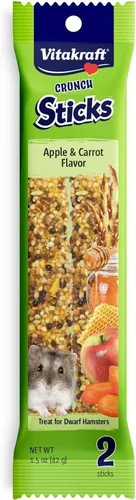 Crunch Sticks Manzana Y Zanahoria Sabor Dwarf Hamster Treat | Meses sin ... Crunch Sticks Manzana Y Zanahoria Sabor Dwarf Hamster Treat | Meses sin ...