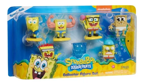 Bob Esponja Set De 7 Figuras Colección Original Just Play En Venta En