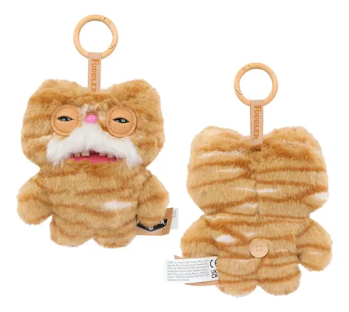 Llavero De Peluche Fuggler Alley Cats White Monster Keychain | MercadoLibre