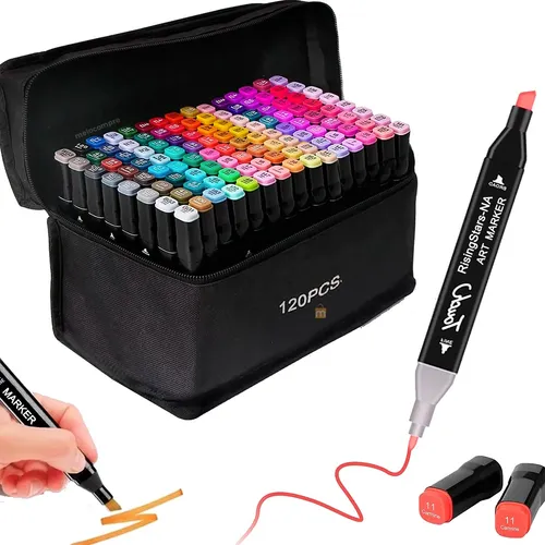 Marcadores De Diseño Touch Doble Punta Permanente 120 Pcs | MercadoLibre