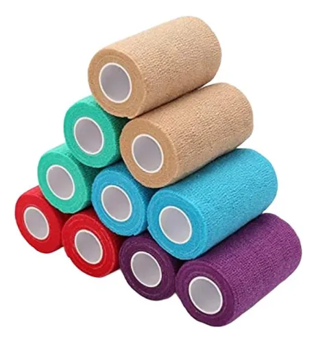 Cinta Autoadherente 10cm X 4,5m Venda Cohesiva Compresión