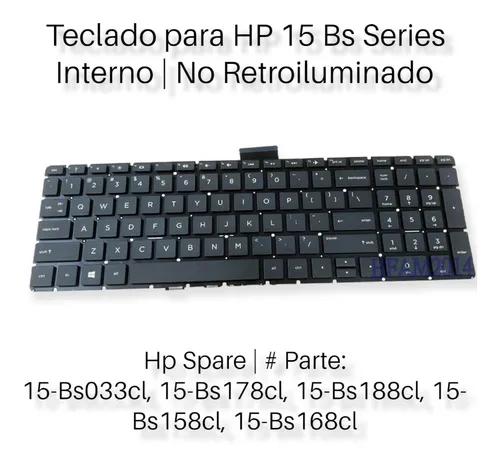 Teclado Nuevo Para Laptop Hp 15 Bs Series Mercadolibre