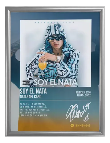 Poster Natanael Cano Album Firma Soy El Nata Diseño 45x30 | Meses sin ...