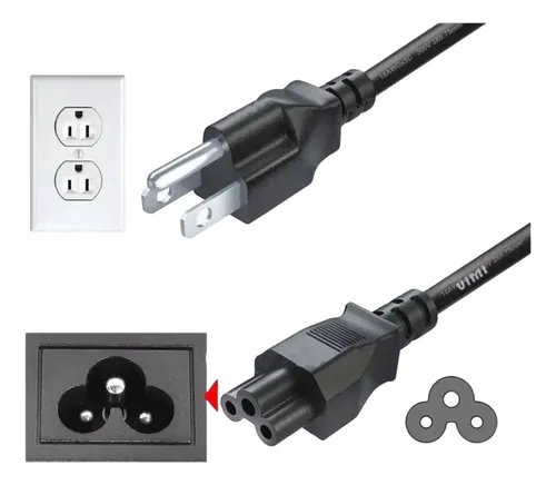 Cable Corriente Trifasico Compatible Con Cargador De Laptop | MercadoLibre